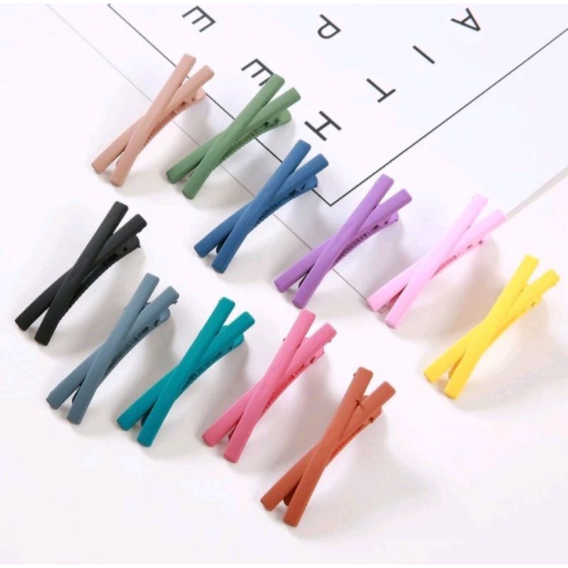 Jual JEPIT RAMBUT MODEL SILANG (2pcs) | Shopee Indonesia