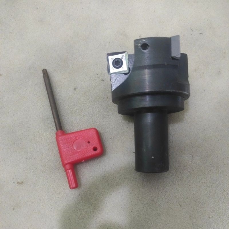 Jual facemill 50mm gagang 20mm insert SPGT 1204 / SPMT 1204 | Shopee ...