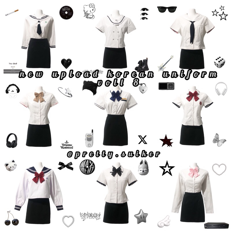 Jual [NEW UPDATE] korean uniform school | seragam sekolah korea ...