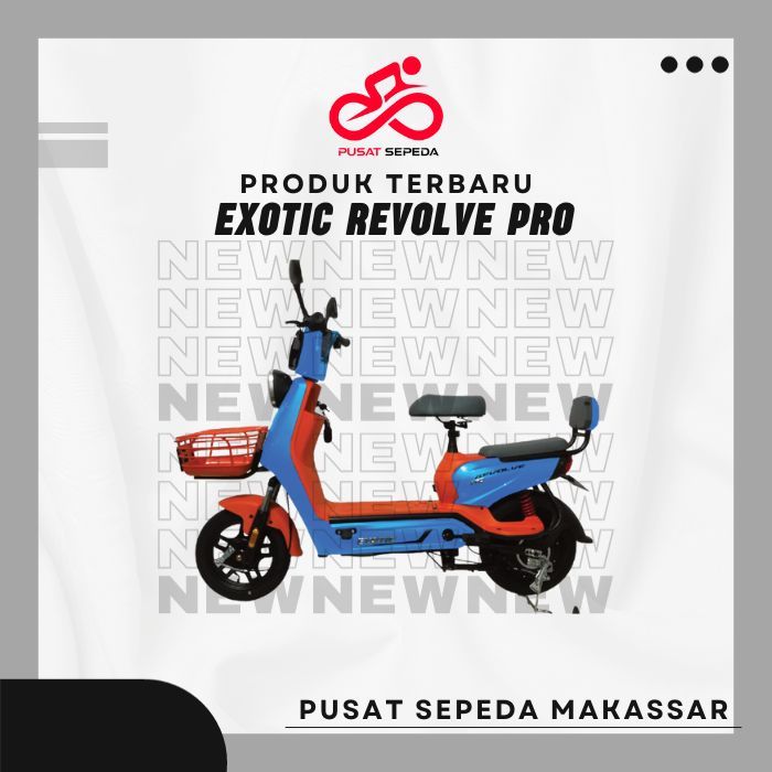 Jual Sepeda Listrik Exotic Revolve Pro | Shopee Indonesia