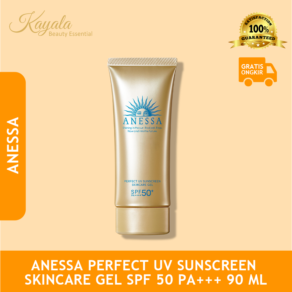 Jual ANESSA PERFECT UV SUNSCREEN SKINCARE GEL SPF 50 PA+++ 90 ML | Shopee Indonesia