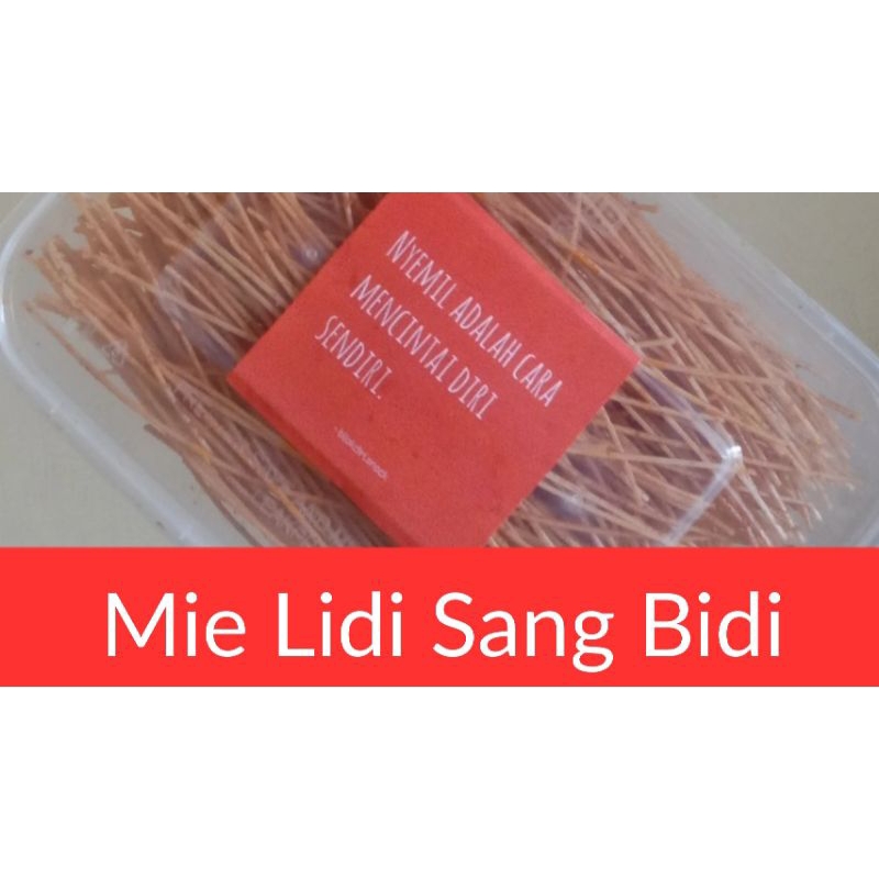 Jual MIE LIDI Sang Bidi//Rasa Pedas//Box 500ml | Shopee Indonesia