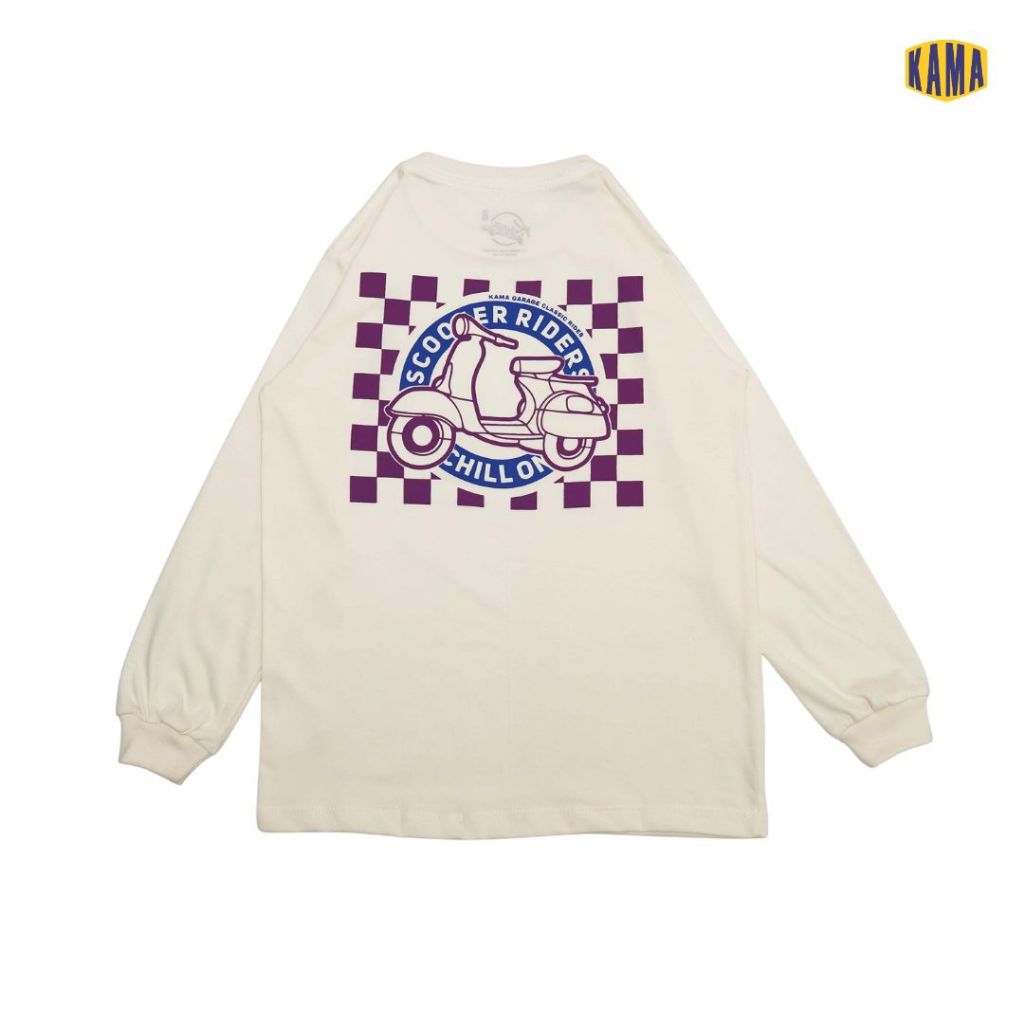 Jual KAMA GARAGE Classic Rider Baju Kaos Anak Motor Lengan Panjang ...