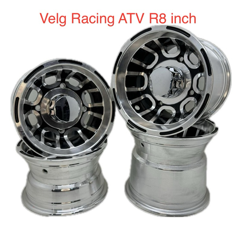 Jual Velg Racing 8 inch ATV - UTV - Mini jeep - Custom - SET | Shopee ...