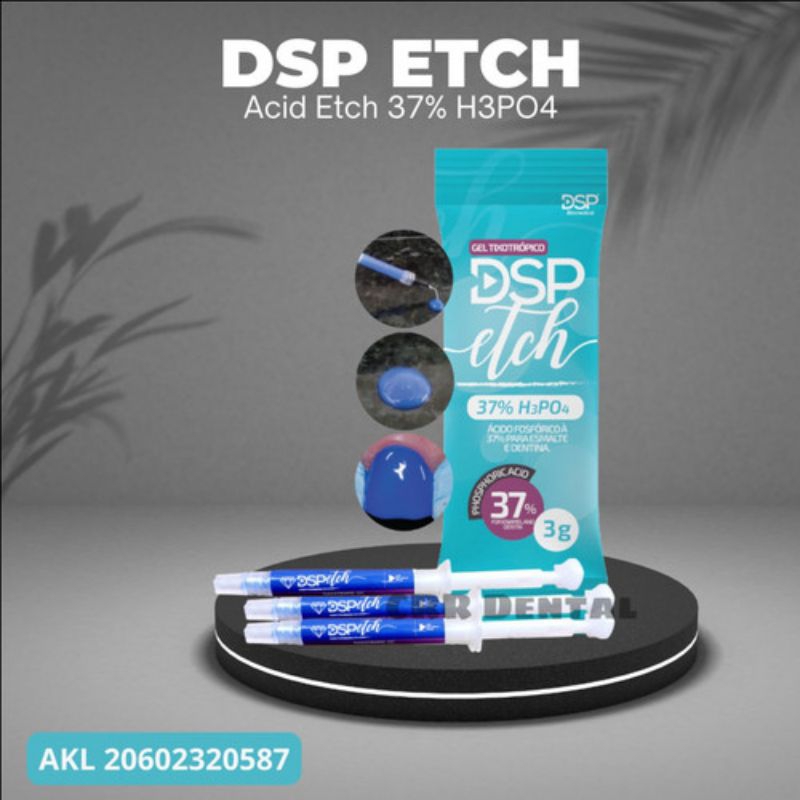 Jual Dental Etching Gel Gigi DSP Etch Registrasi AKL/ ETSA/ ANY ETCHING ...