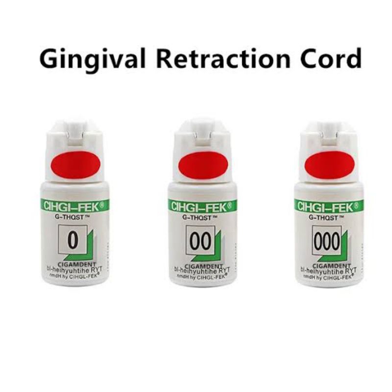 Jual BENANG RETRAKSI GINGIVAL / GINGIVA / GUSI GIGI RECTATION CORD 0 00 ...