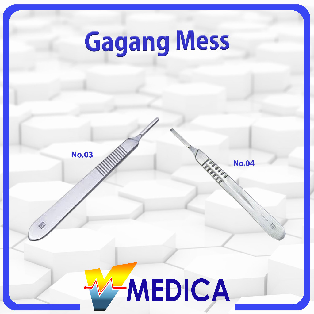 Jual Scalpel Handle / Gagang Bisturi / Gagang Mess / Gagang Pisau ...
