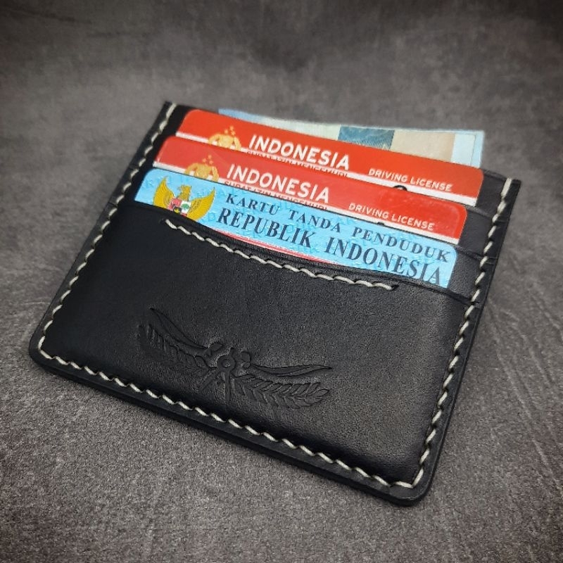 Jual Dompet Kartu Kulit Asli Cardholder Handmade | Shopee Indonesia
