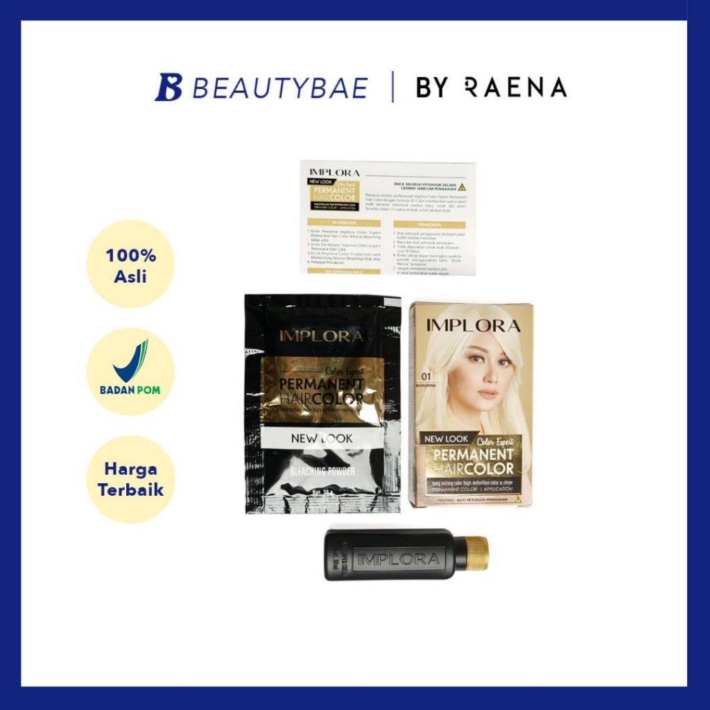 Jual Implora Hair Color Bleaching - 01 | Shopee Indonesia