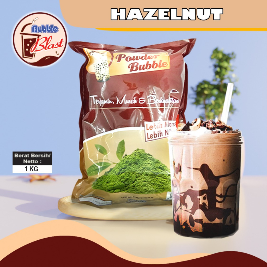Jual Bubuk HAZELNUT 1 KG - Bubuk Minuman Hazelnut - MIX Creamer + Gula ...