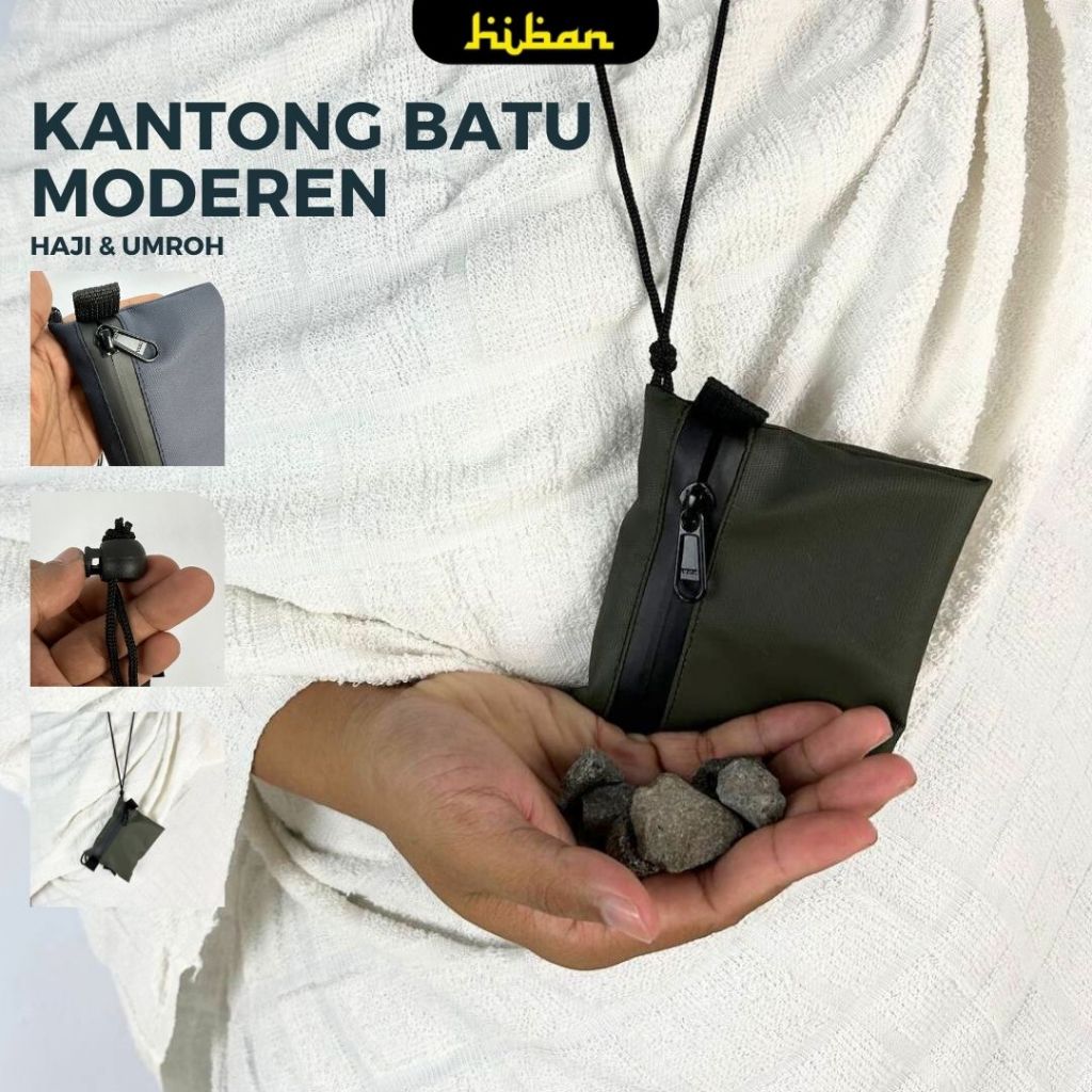 Jual Kantong Batu Kerikil Modern Perlengkapan Haji dan Umroh Hiban ...