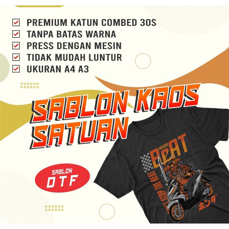 Jual KAOS SABLON CUSTOM - SABLON FOTO - SABLON KARTUN - SABLON CUSTOM | Shopee Indonesia