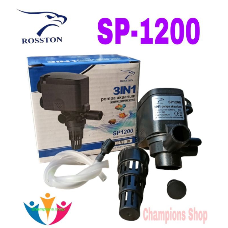 Jual Pompa Air Aquarium,Aquascape Rosston SP-1200 | Shopee Indonesia