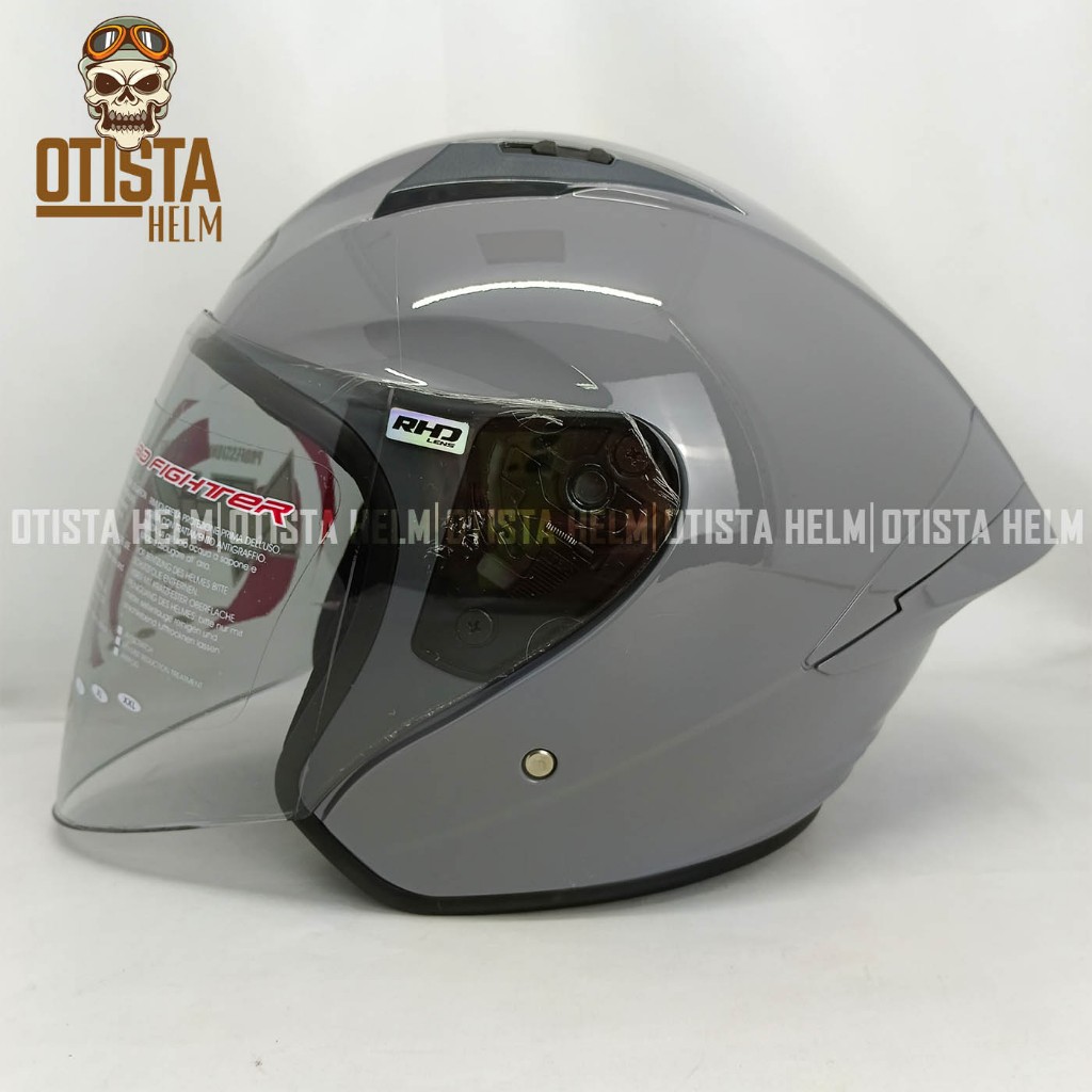 Jual Helm NHK N1 Max Solid | Microlock | Single Visor - Light Smoke ...