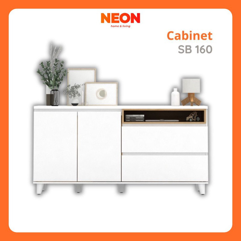 Jual NEON Lemari Laci Sofia Putih Uk 160 | Sideboard | Bufet Serbaguna ...