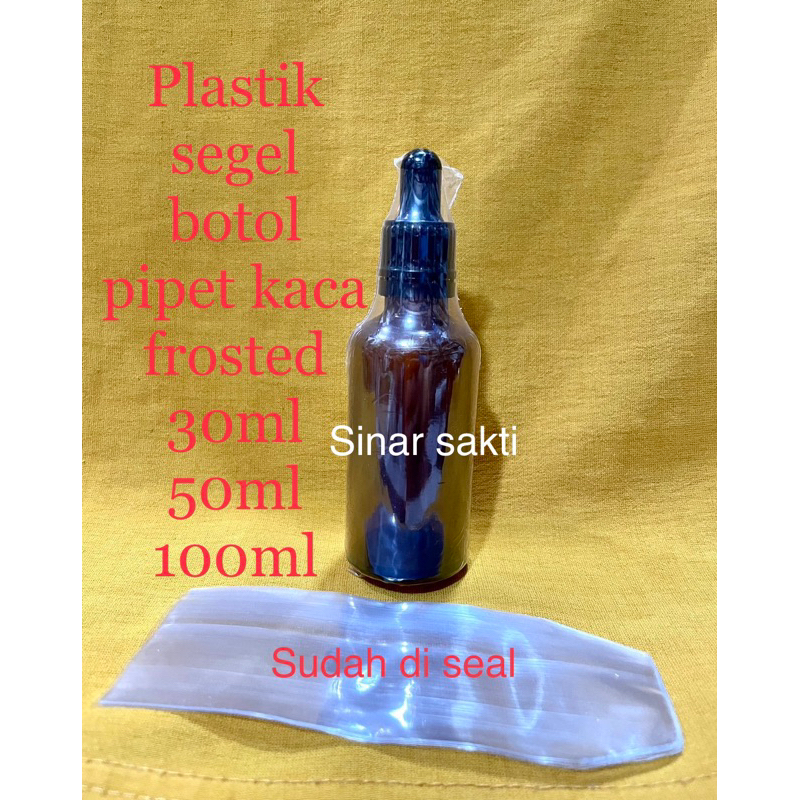 Jual plastik segel botol serum pipet seal atas 5ml 10ml 15ml 20ml 30ml 50ml 60ml 100ml plastik ...