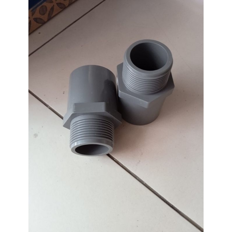 Jual Sock Drat Luar PVC 1 1/4"inch / Sambungan Pipa | Shopee Indonesia