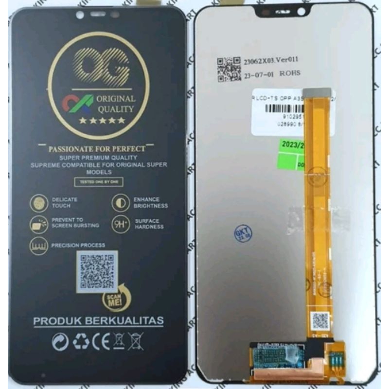 Jual LCD TOUCHSCREEN OPPO A3S A5 REALME 2 C1 OG SUPER DAN MEETOO ORIGINAL | Shopee Indonesia