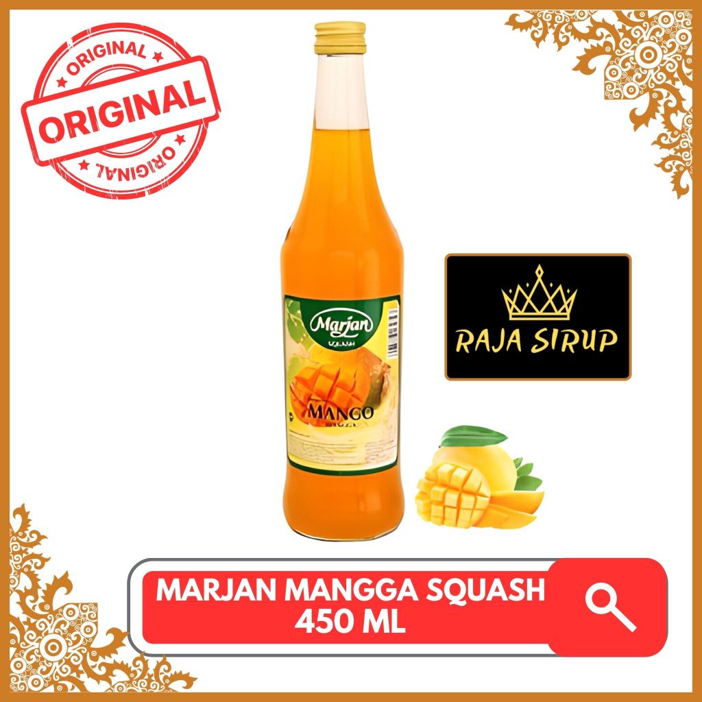 Jual Sirup Marjan Mango Squash 425ml | Shopee Indonesia