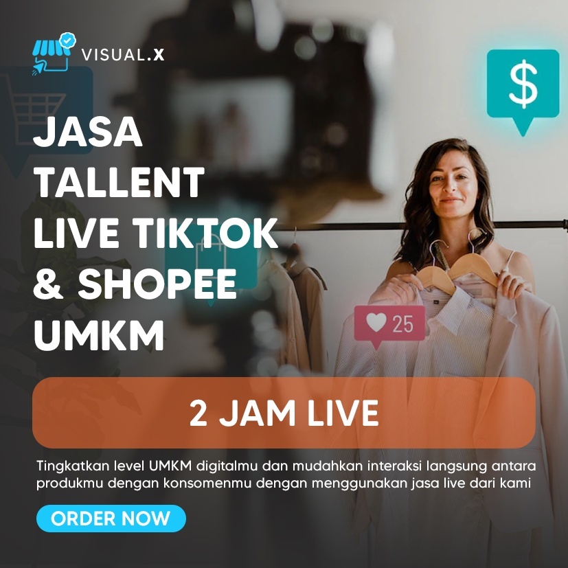 Jual Jasa Tallent Live Produk Tiktok Instagram Shopee Profesional Murah ...