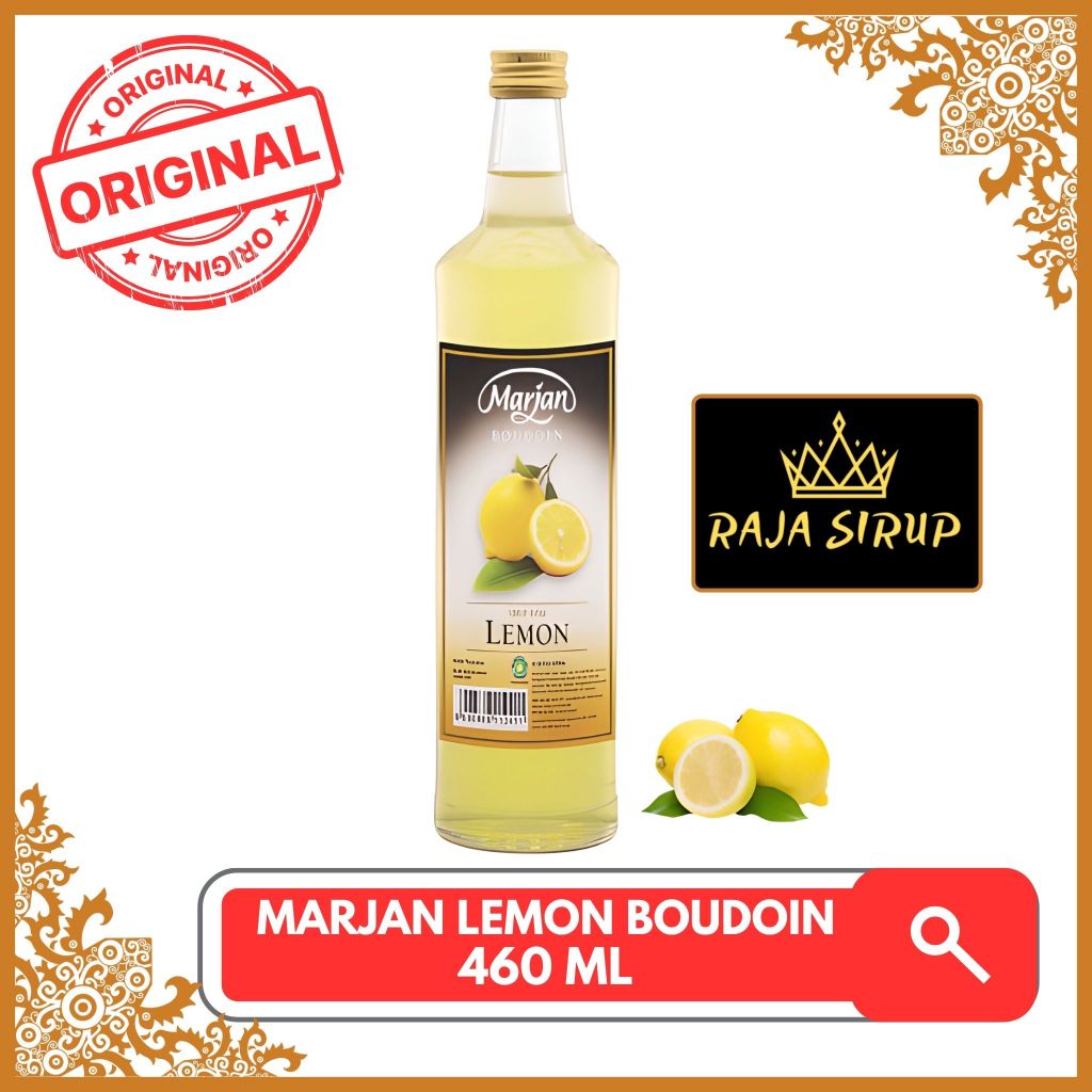Jual Sirup Marjan Lemon Boudoin 460ml | Shopee Indonesia