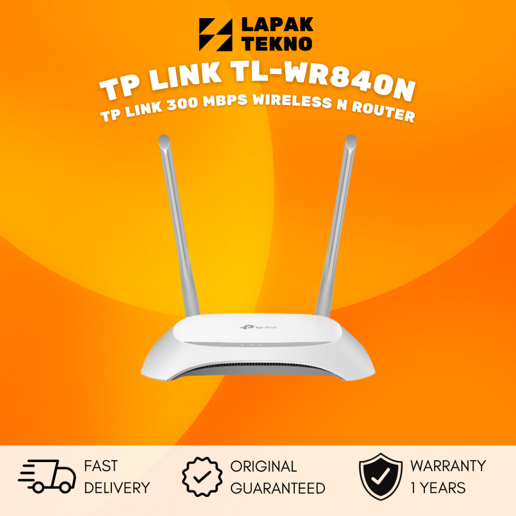 Jual TP-LINK TL-WR840N 300Mbps Wireless N Router Wifi TPLINK | Shopee Indonesia
