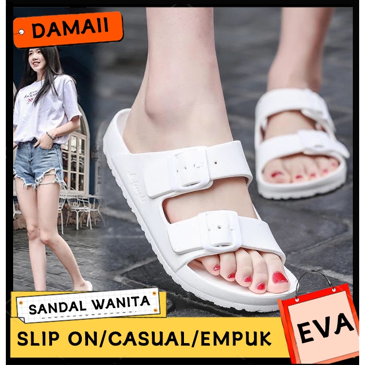 Jual Sendal Jelly Gesper Wanita EVA Import Korea Kekinian Sandal Slop ...