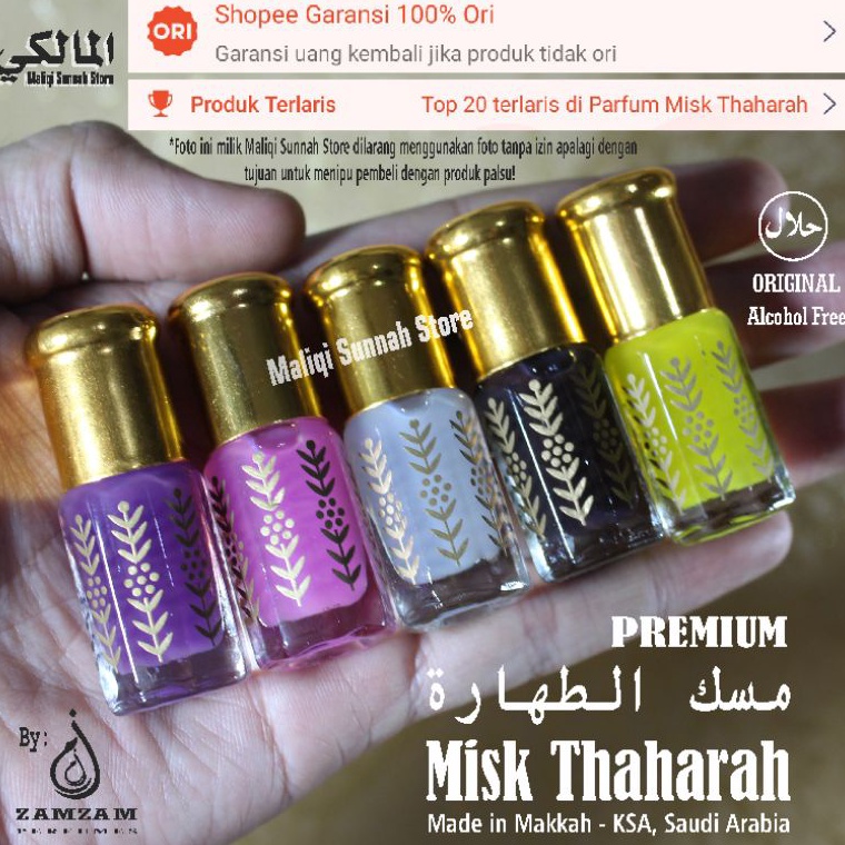 Jual TIPE TDF476 Misk Thaharah Original Musk Taharah Misk Tahara Original Saudi 3ml | Shopee ...