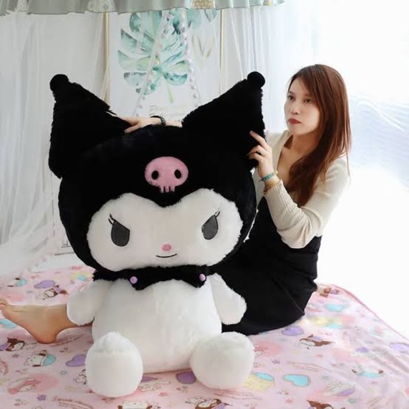 Jual Boneka Kuromi Jumbo | boneka kuromi | boneka karakter | boneka ...
