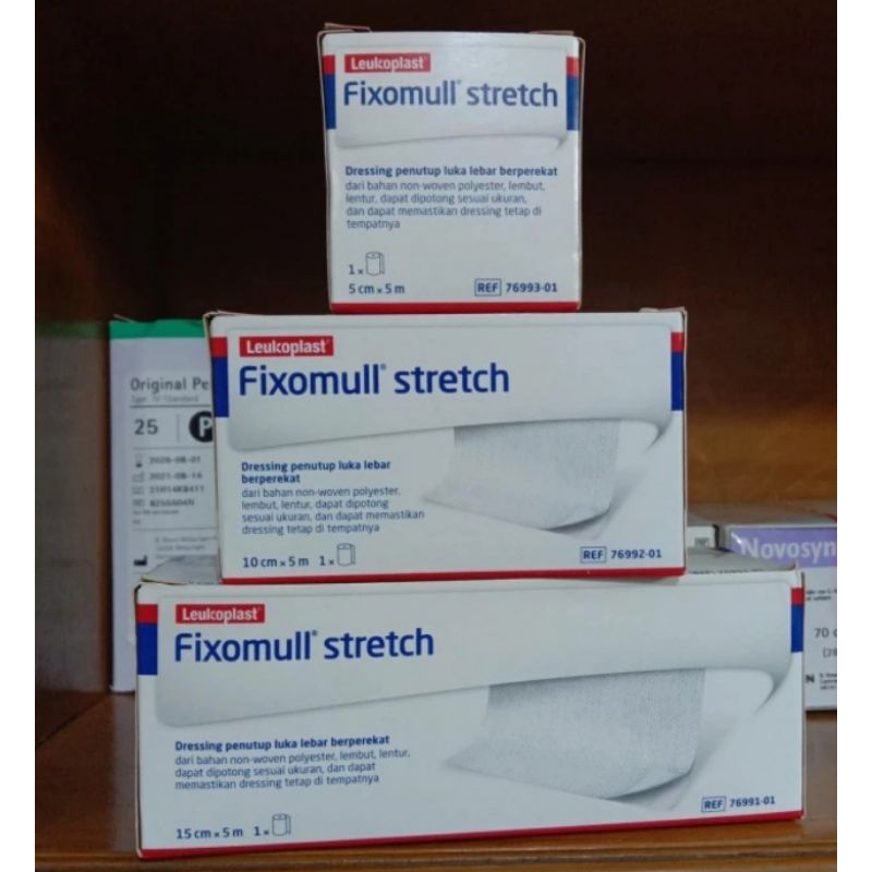 Jual fixomull stretch 5 cm x 5 m plester luka | Shopee Indonesia