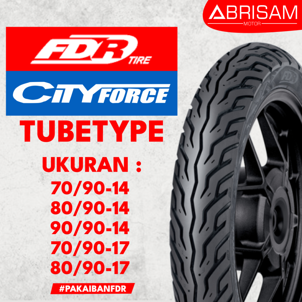 Jual Ban luar FDR CITY FORCE 70/90-14, 80/90-14, 90/90-14, 70/90-17, 80 ...