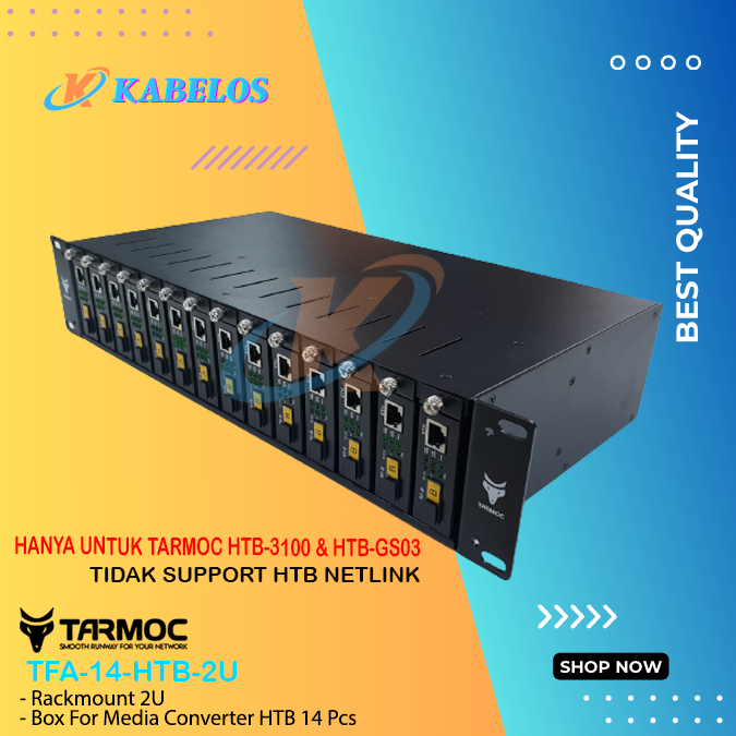 Jual Tarmoc TFA-14-HTB-2U Rackmount 2U Media Converter FO HTB 14 Slot Rak | Shopee Indonesia
