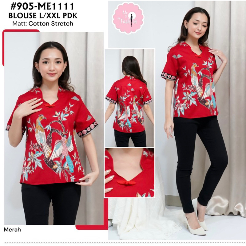 Jual D&D1146(ATASAN CHEONGSAM MERAH) | Shopee Indonesia