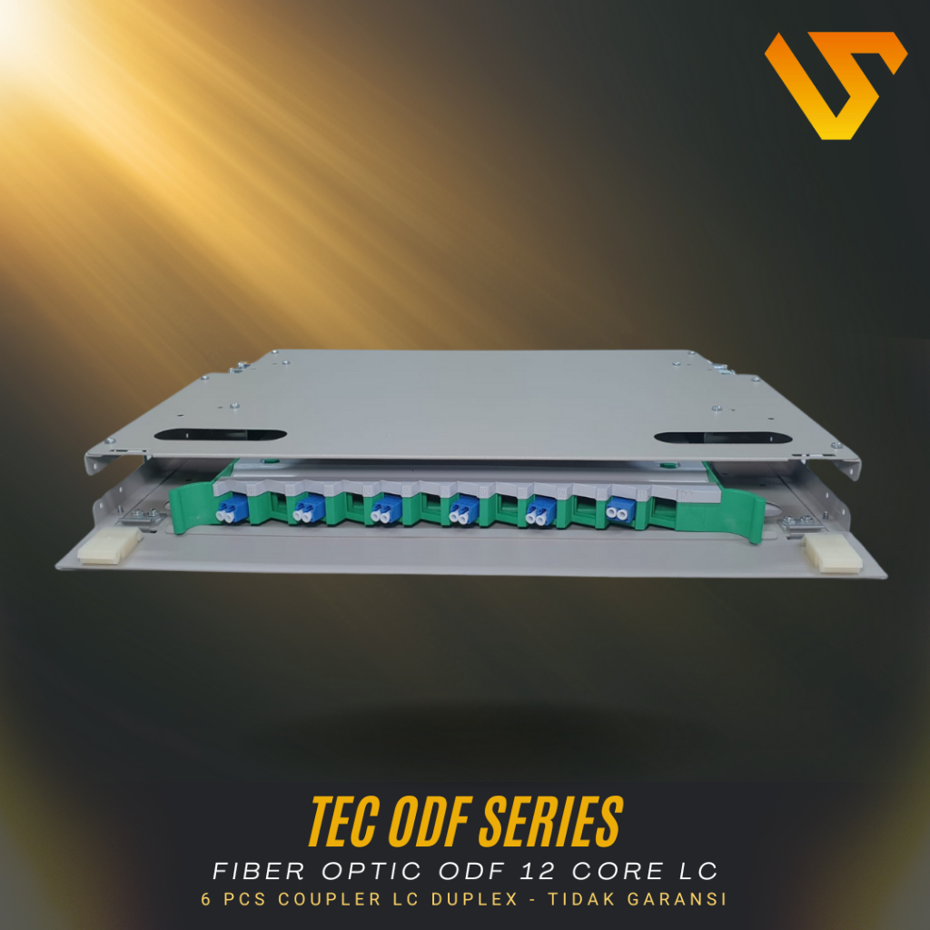 Jual Fiber Optic ODF/OTB 12 Core LC Lengkap Rackmount | ODF 12C LC | Shopee Indonesia