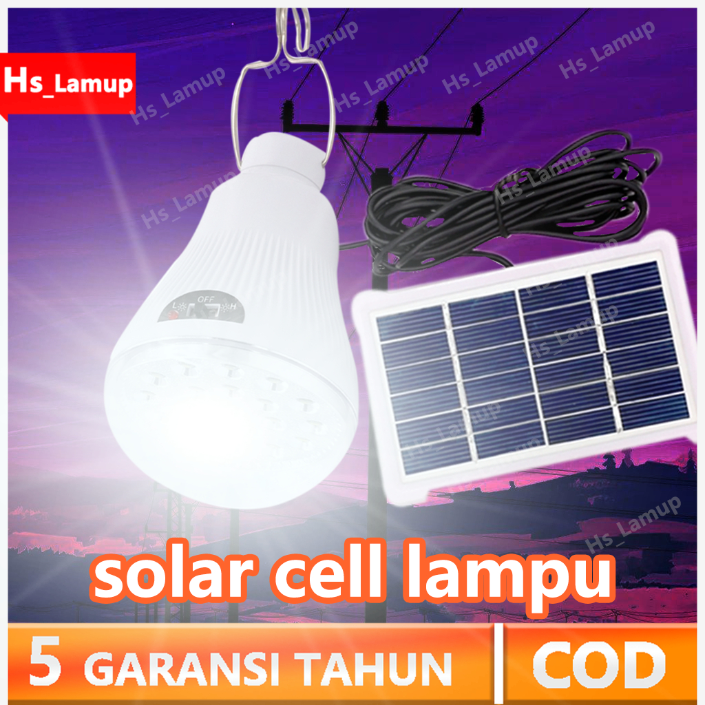 Jual 【beli 1 grati 1】Lampu LED Tenaga Surya solar cell lampu 100W Lampu ...