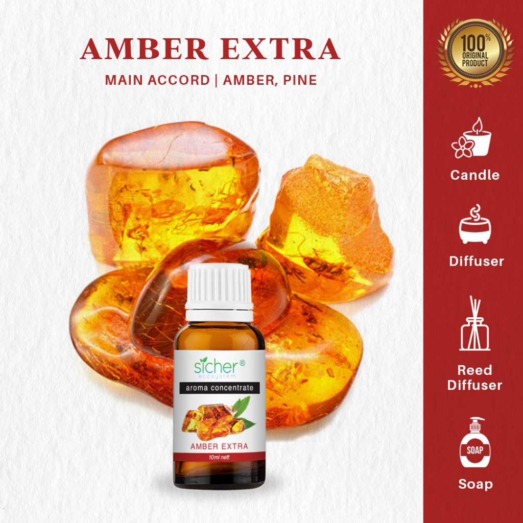 Jual Sicher Fragrance Oil Amber Extra 10ml | Shopee Indonesia