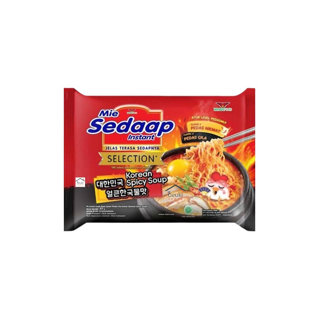 Jual Mie Sedaap Selection Korean Spicy Soup Sup Pedas Ala Korea ...