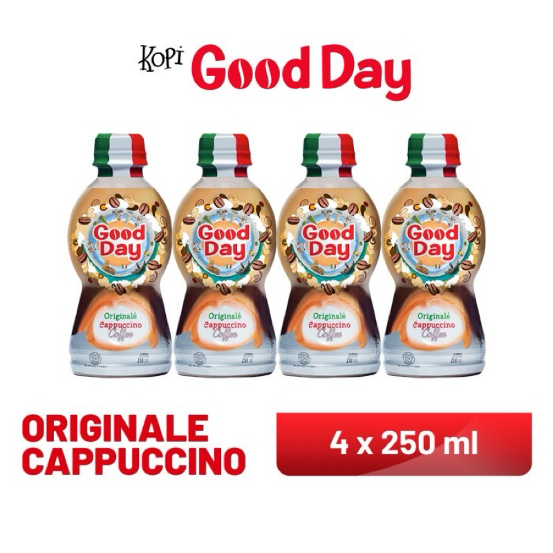 Jual GOOD DAY Originale Cappuccino Ready To Drink 250 ml x 4pcs ...