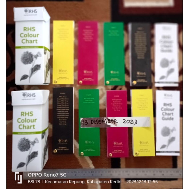 Jual RHS Colour chart (sixth revised edition 2019) original | Shopee ...