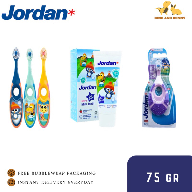 Jual JORDAN PASTA GIGI dan SIKAT GIGI - Milk Teeth Toothpaste - Pasta ...