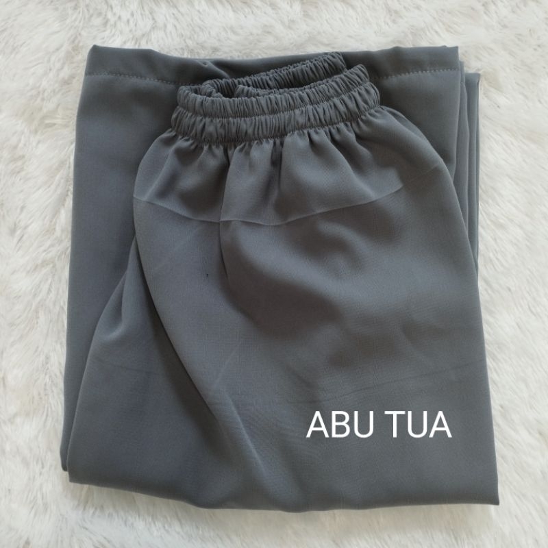 Jual Rok Wolfis Simple Panjang / Rok Muslim Polos /Rok Panjang 95 ...