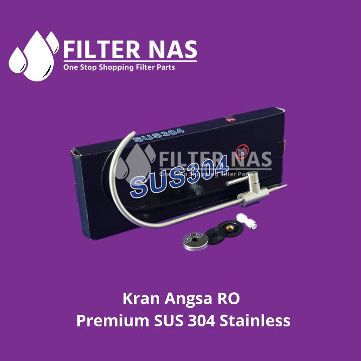Jual Faucet Filter RO Keran Angsa Stainless SUS 304 Premium Keran ...