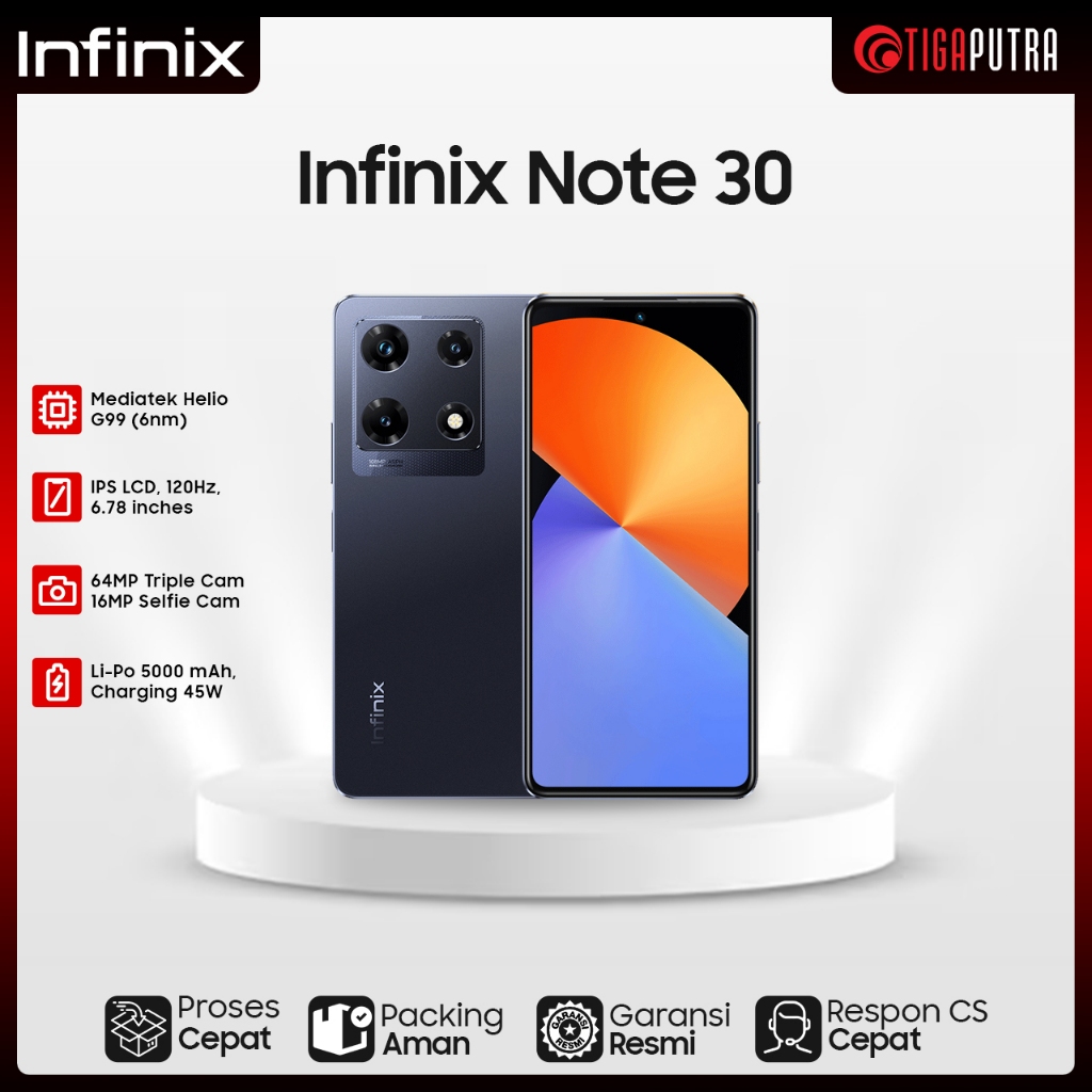 Jual Infinix Note 30 (Ram 8GB, Rom 256GB, 45watt Fast Charge) | Shopee ...