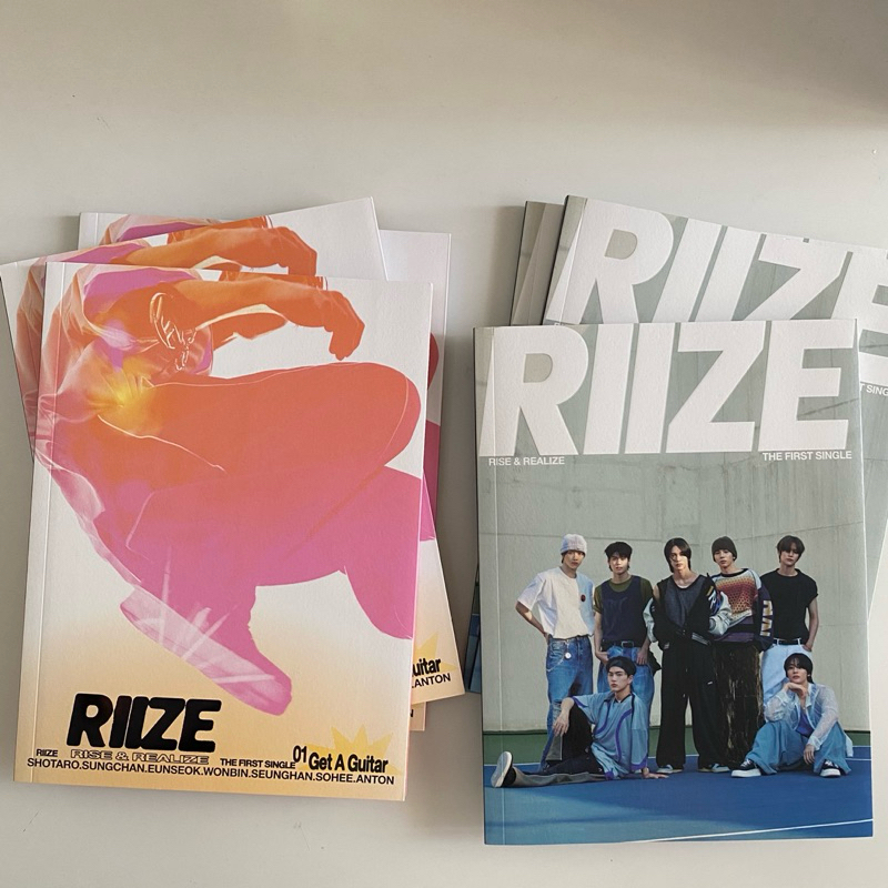 Jual [READY STOCK UNSEALED] RIIZE 1st Single Album Get A Guitar Rise ver Realize version ALBUM ...