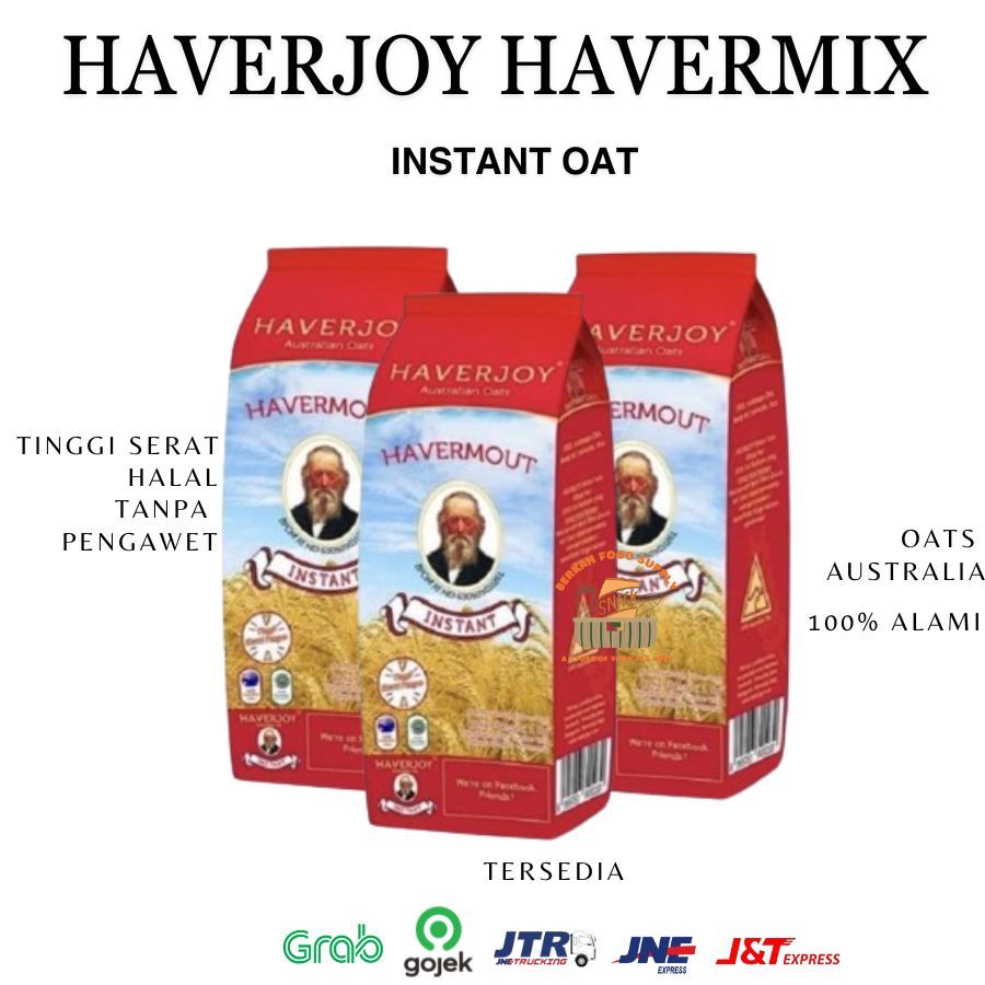 Jual Haverjoy Havermout Oats INSTANT 500gr Australian Oats HALAL ...