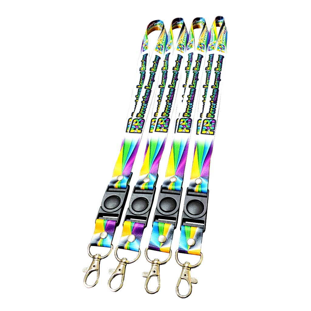 Jual tali lanyard print sublim 2cm cetak 2 muka / tali id card printing ...