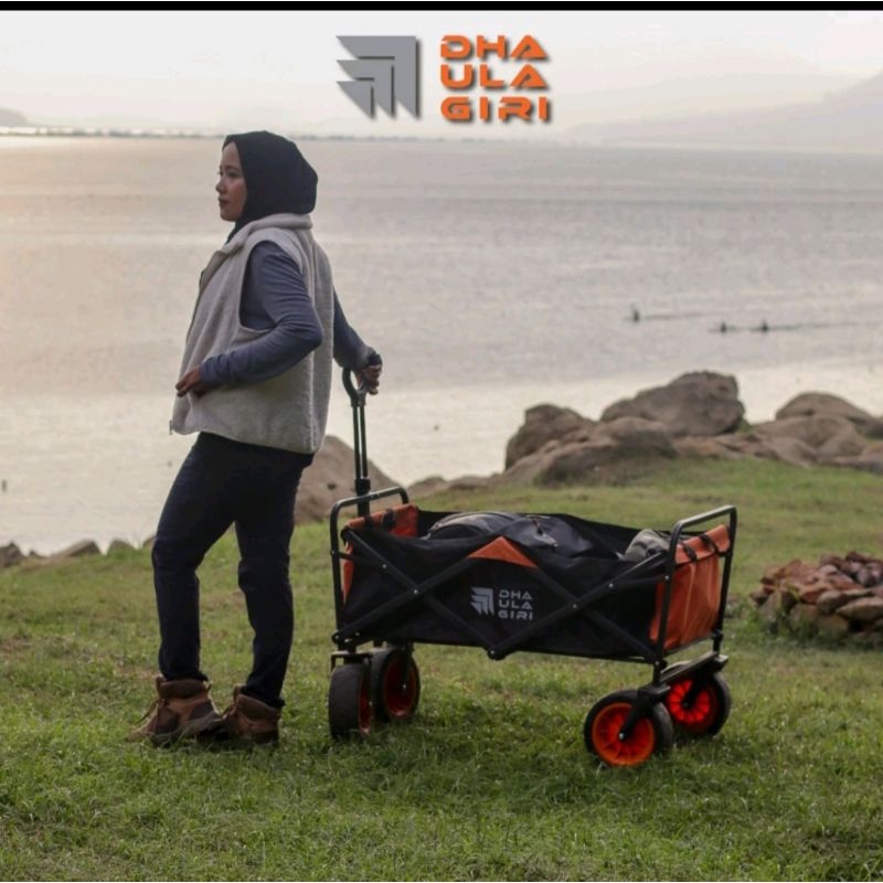 Jual Troli lipat multifungsi camping DHAULAGIRI PORTABLE TROLLEY 100L ...