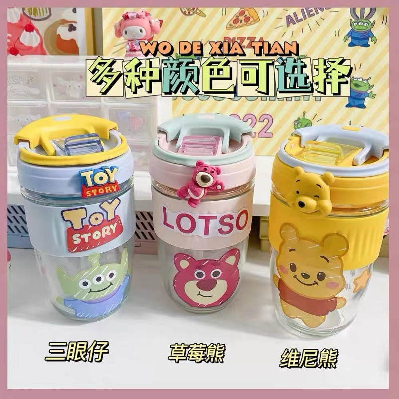 Jual BOTOL MINUM 500ML KACA LUCU STICKER DAN RESIN DIPASANG SENDIRI ...