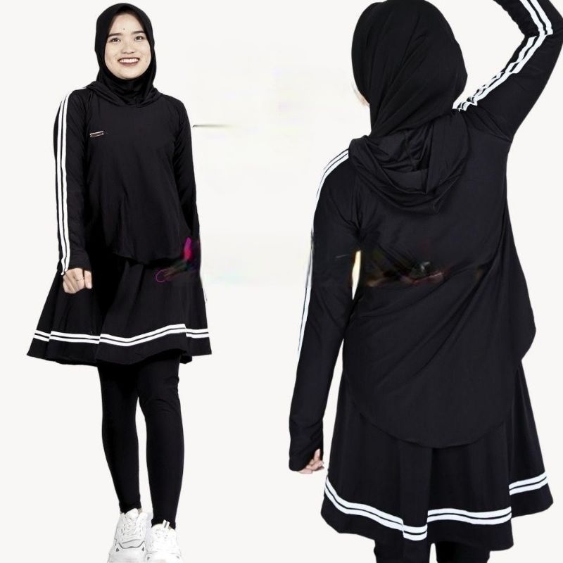 Jual Set Sporty Legging Rok Size Standar & Jumbo Setelan Olah Raga ...