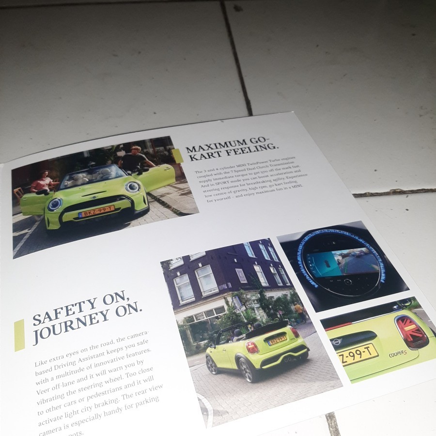 Jual Brosur Mini Cooper Convertible 2022 Original Product | Shopee ...